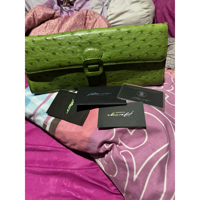 Jual hormiga bag look like H , leather green | Shopee Indonesia