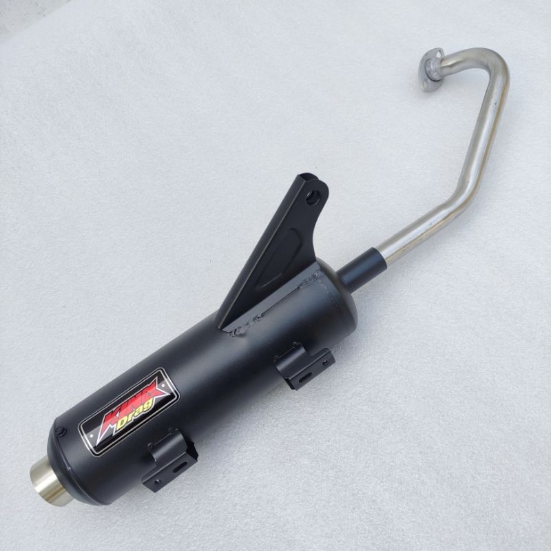 Jual King drag standard racing muffler pipe for mio sporty mio soul i ...