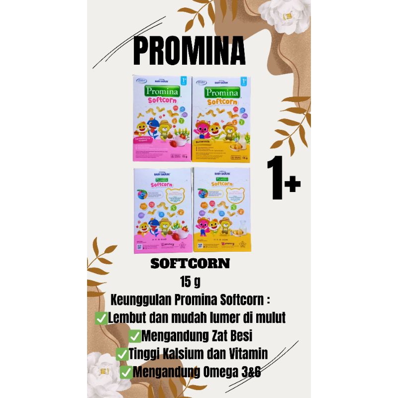 Jual PROMINA softcorn 1+ bulan 15gr box | Shopee Indonesia