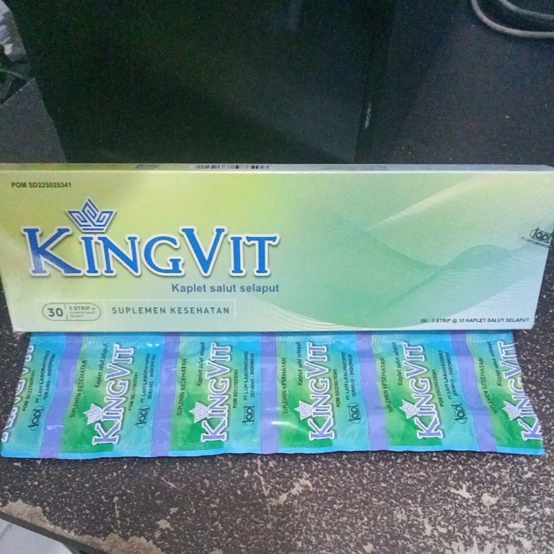 Jual KINGVIT PER STRIP 10 KAPLET | Shopee Indonesia