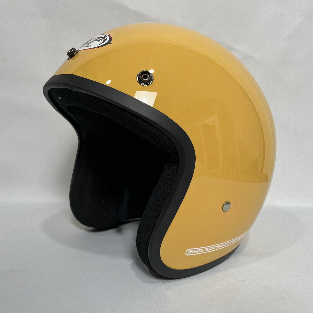 Jual Helm Bogo Cream Glossy - Polos Solid Helem Helmet SNI Dewasa ...