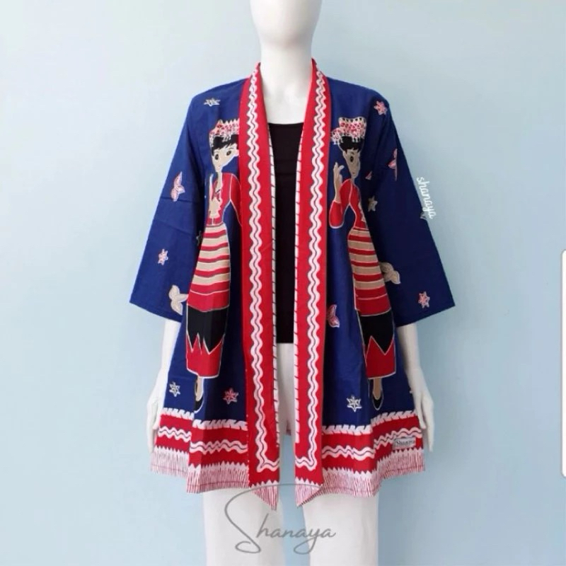 Jual Shanaya Batik Vest Anya Batik Printing Baju batik lebaran Batik ...