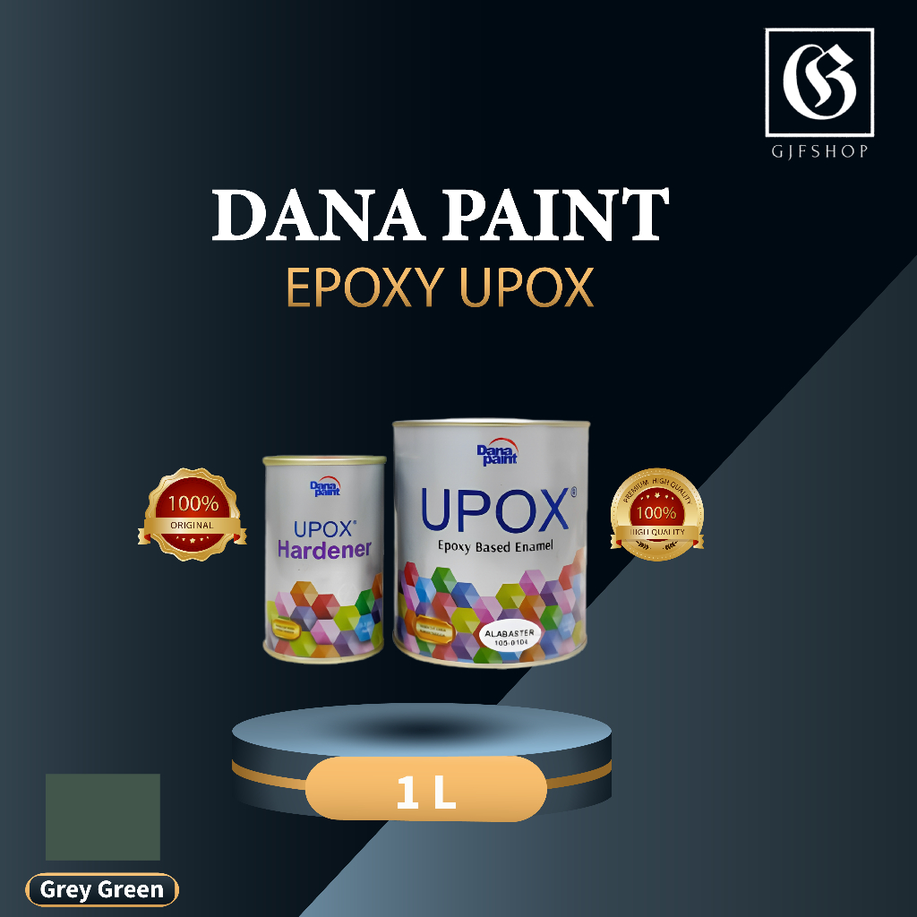 Jual Cat Lantai Dasar Epoxy Grey Green UPOX 1L | Shopee Indonesia