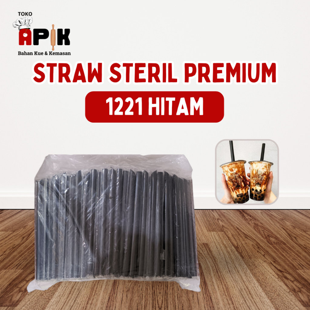 Jual STRAW STERIL PREMIUM / SEDOTAN MINUMAN SERBAGUNA / SEDOTAN BOBA ...