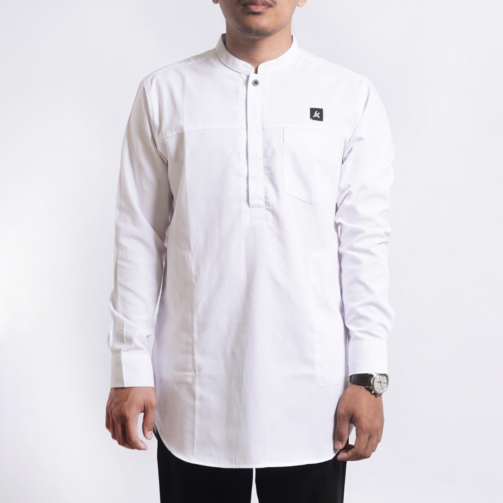Jual KDL - Kurta Arda Long Sleeve - Putih | Shopee Indonesia