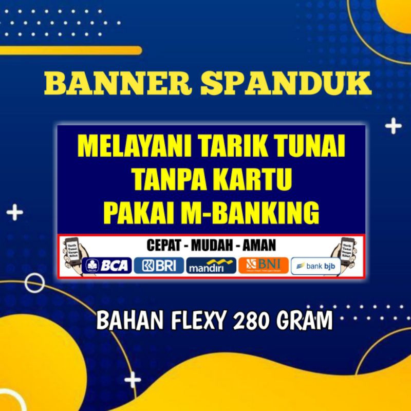 Jual CATAK BANNER SPANDUK KONTER MELAYANI TARIK TUNAI | Shopee Indonesia