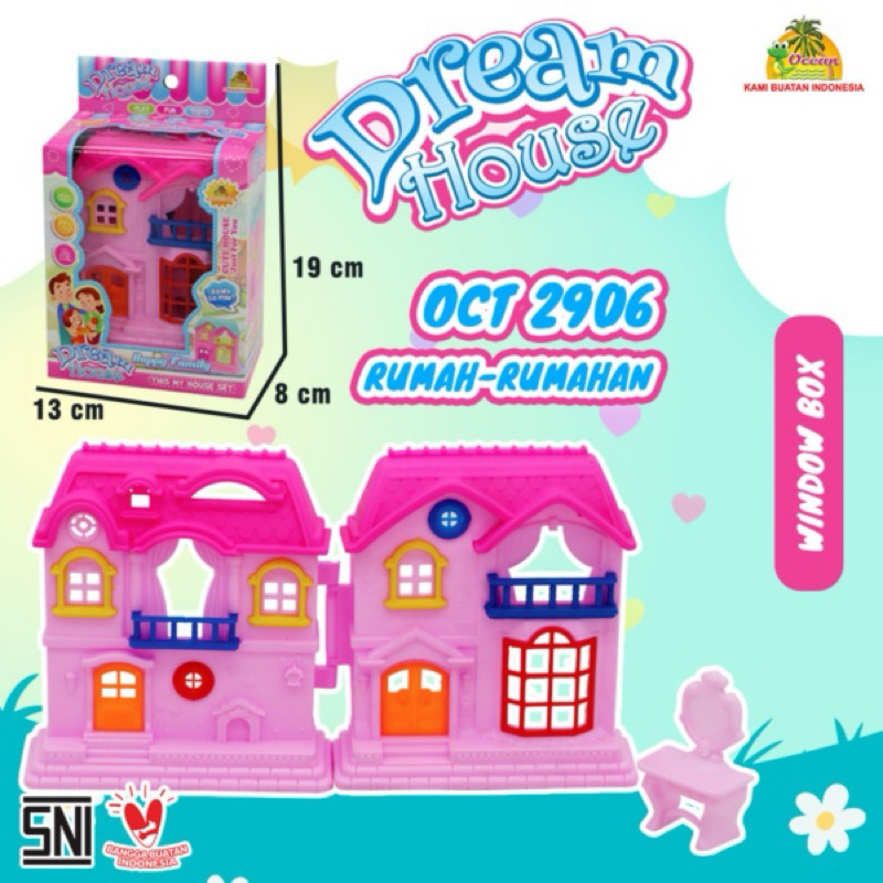 Jual Mainan Rumah-Rumahan Villaku Sudah Ada Sofa | Shopee Indonesia