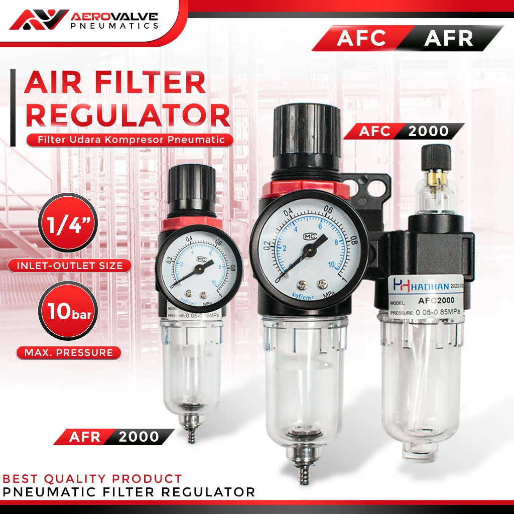 Jual Mini Air Control Unit 1/4" | Filter Air Kompresor Udara Regulator ...