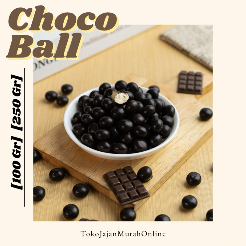 Jual Permen Biskuit Lapisan Cokelat Chocolate Ball / Bola Coklat Kecil ...