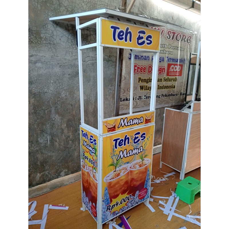 Jual Booth lipat portable alumunium include atap & gambar ukuran ...
