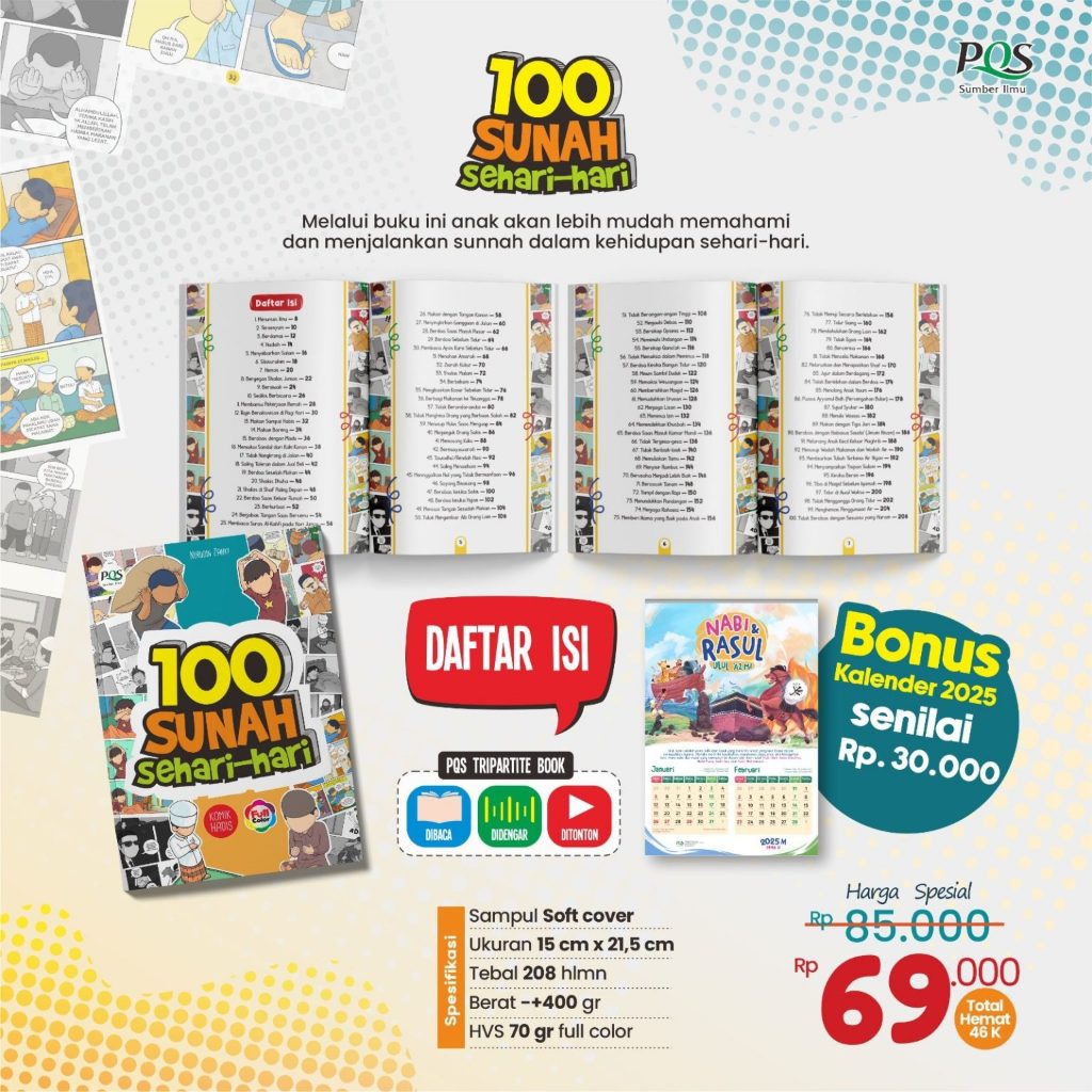 Jual Buku Anak Komik 100 Sunnah Sehari-Hari (Pre Order) | Shopee Indonesia