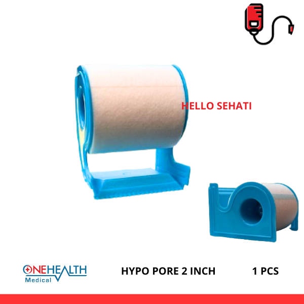 Jual Plester Luka Hypo Pore 2 inchi Onehealth Solasi Kertas Anti Air ...