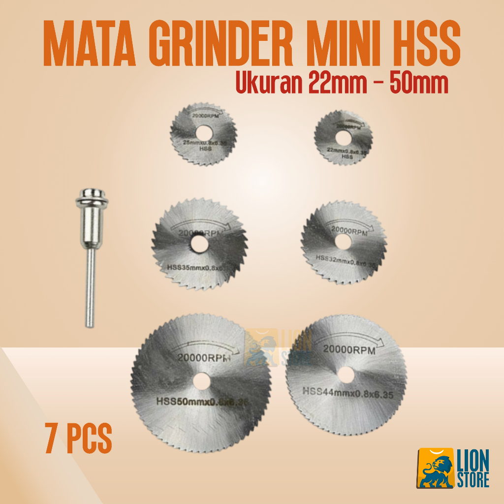 Jual 7PCS MATA GERINDA POTONG MINI CUTTING WHEEL BOR TUNER TUNNER CUNER ...