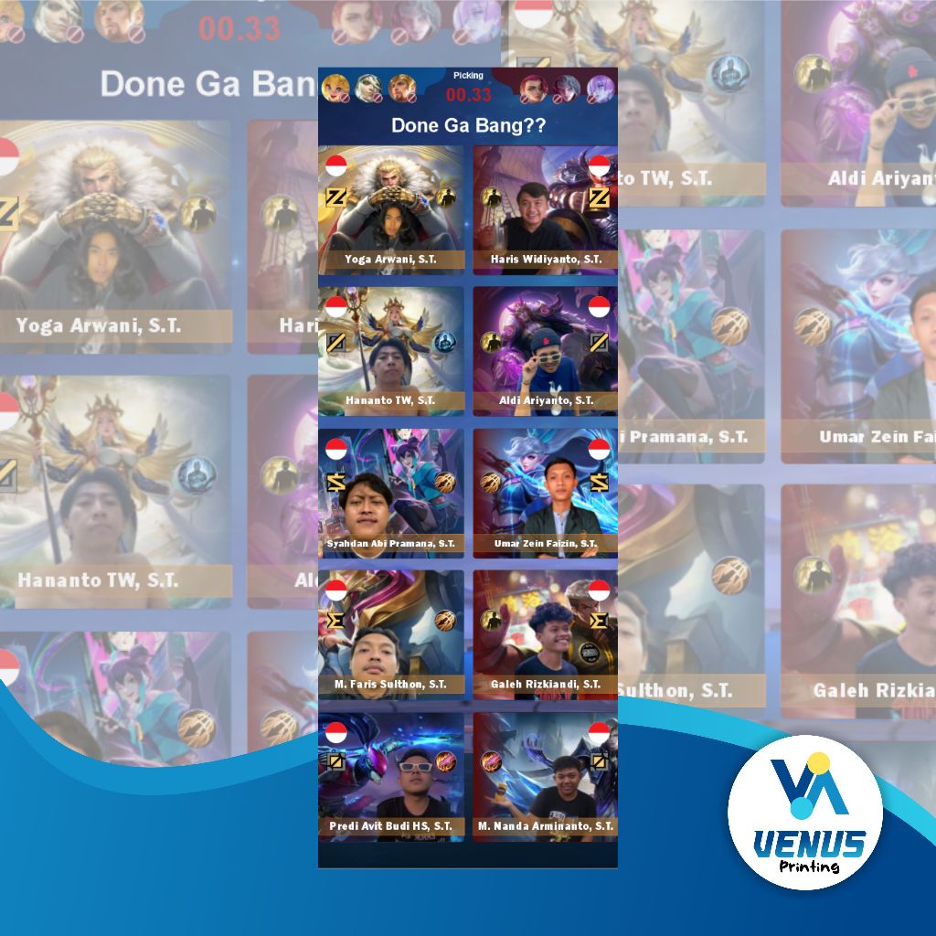 Jual Banner Sidang Skripsi Mobile Legend, Spanduk Wisuda ML, Standing Y Banner Sidang Skripsi ...