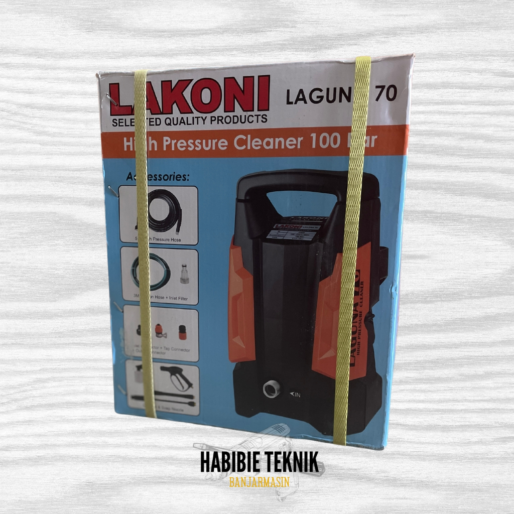 Jual Lakoni Laguna 70 High Pressure Jet Cleaner 100 Bar Cuci Mobil ...