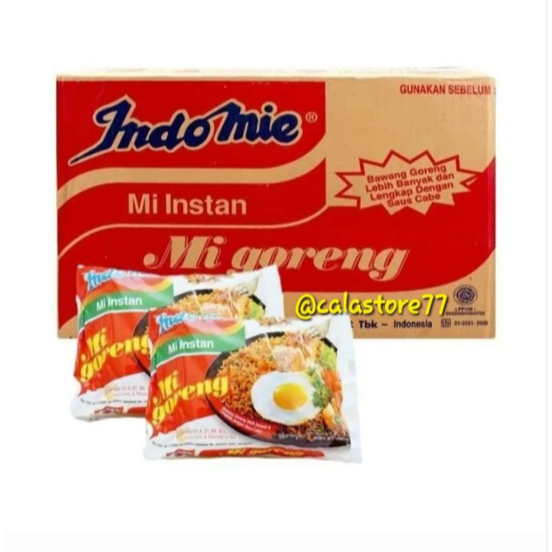 Jual INDOMIE MI INSTAN GORENG 1 KARTON 85 GR / MIE GORENG SPECIAL ...