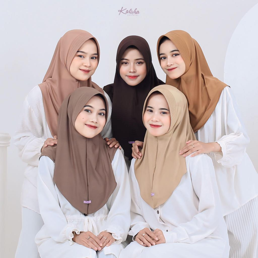 Jual Kalisha - Hijab Bergo Fatima Jilbab Instan Size M Penguin Kerudung Instan Jersey Daily Pet ...