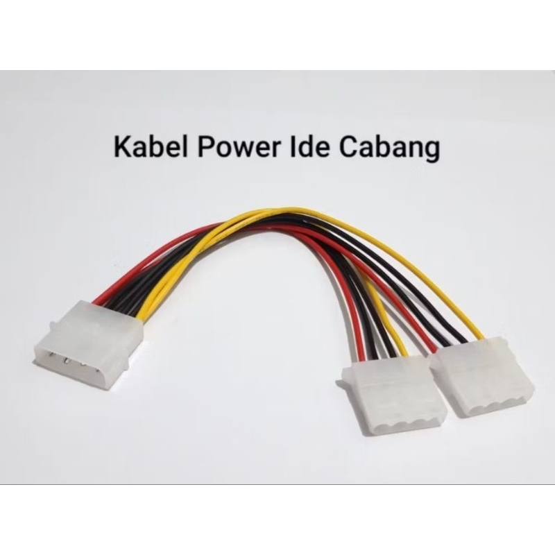 Jual Kabel Power Ide Spliter 4 Pin Molex Male to 2 Molex Female ...
