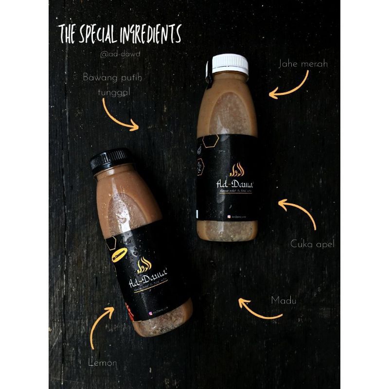 Jual Jus Qalbi Ad-Dawa Jus Herbal Bawang Putih Tunggal, Lemon, Madu ...