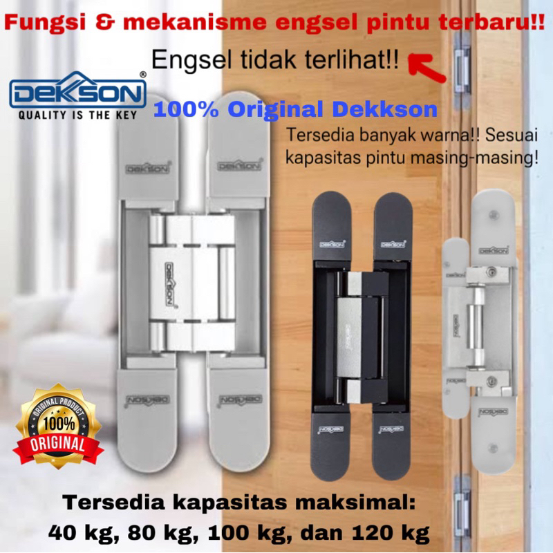 Jual Engsel Tanam Dekkson/ Engsel Invisible/ Concealed Hinge ES CONC ...