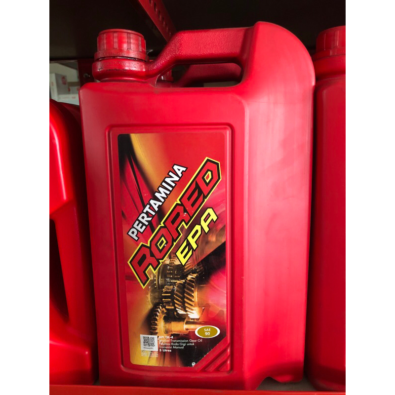Jual Oli Transmisi Pertamina Rored EPA SAE 90 (5L) | Shopee Indonesia