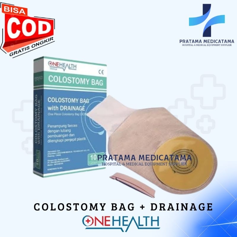 Jual Colostomy Bag Kantong Kolostomi With Drainage Colostomi Penjepit ...