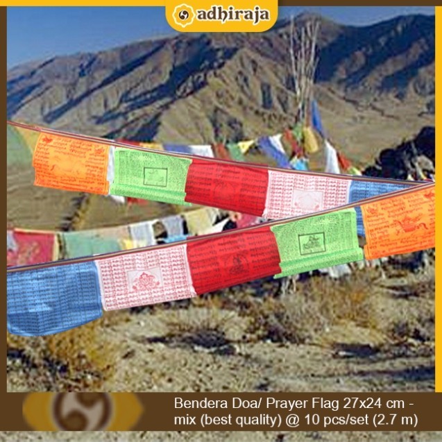Jual Bendera Doa/ Prayer Flag 27x24 cm - mix (best quality) @ 10 pcs ...