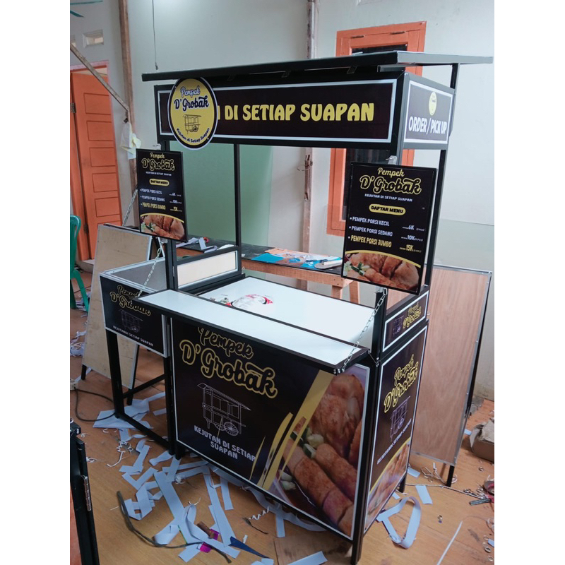 Jual Booth lipat portable alumunium uk L50xP100xT170 include gambar ...