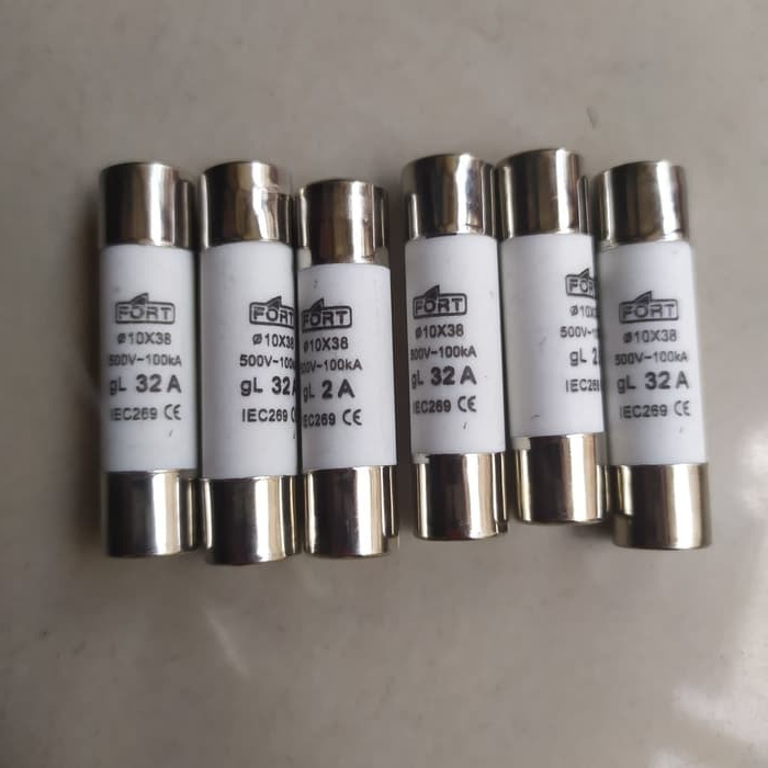 Jual Fuse Link Ceramic 10x38 mm Fuse Keramik 10 x 38 2A 4A 6A 10A 16A 20A 25A 32A | Shopee Indonesia