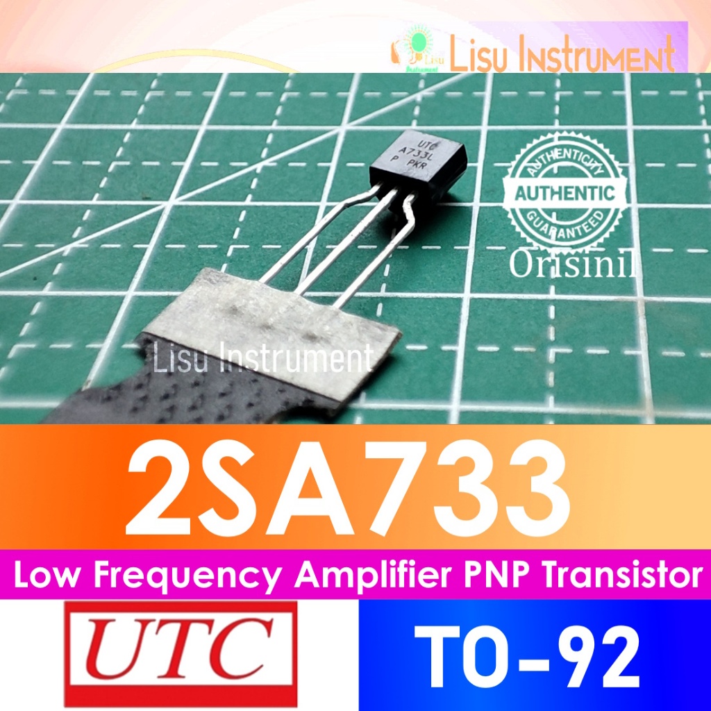 Jual 2SA733 Low Frequency Amplifier PNP Transistor A733 A733L TO-92 UTC ...