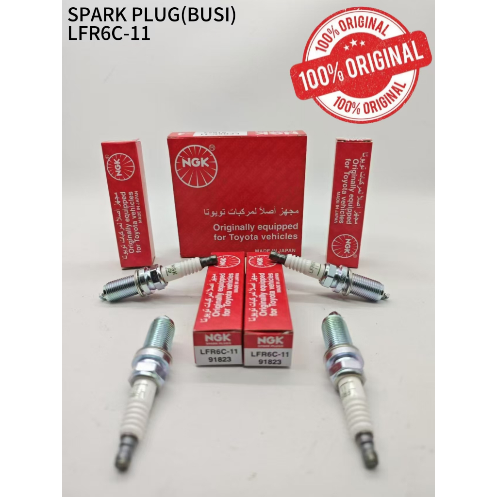 Jual Busi Standar Toyota NGK LFR6C-11 TOYOTA Innova bensin Fortuner ...