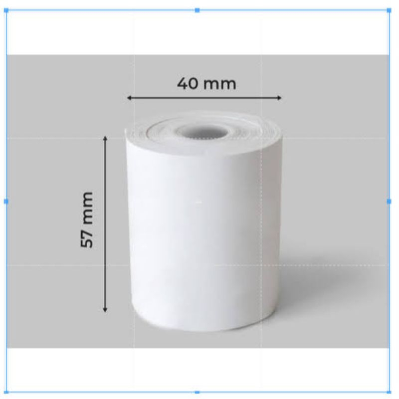 Jual KERTAS STRUK KASIR 57 X 40 MM THERMAL STRUK KASIR PER PAK ISI 10 ...