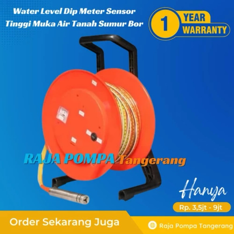 Jual Water Level Dip Meter Sensor Tinggi Muka Air Tanah Sumur Bor - 200m | Shopee Indonesia