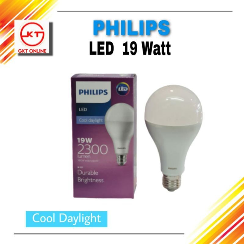 Jual Lampu Philips LED Bohlam 19 Watt / Lampu LED Bulb Cahaya Putih ...