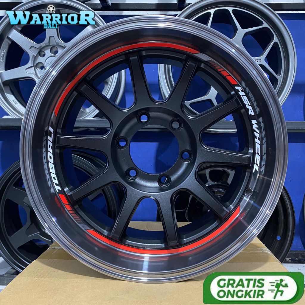 Jual Velg HSR TOBOALI Ring 17 Lobang 6 Untuk Pajero Fortuner Triton R17 | Shopee Indonesia