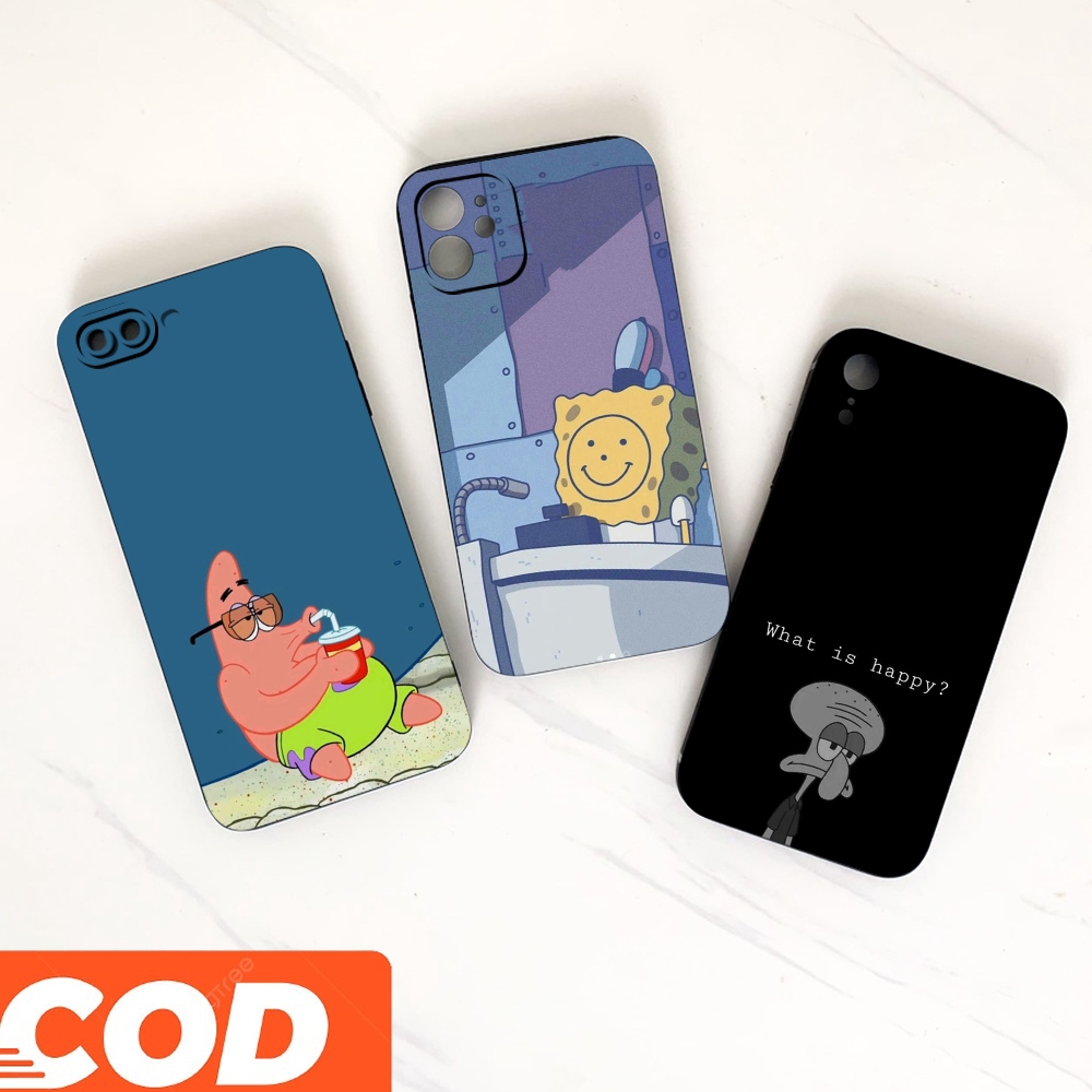 Jual [A18] SPONGEBOB CUSTOM TYPE HANDPHONE PELINDUNG HANDPHONE ANIMASI ...