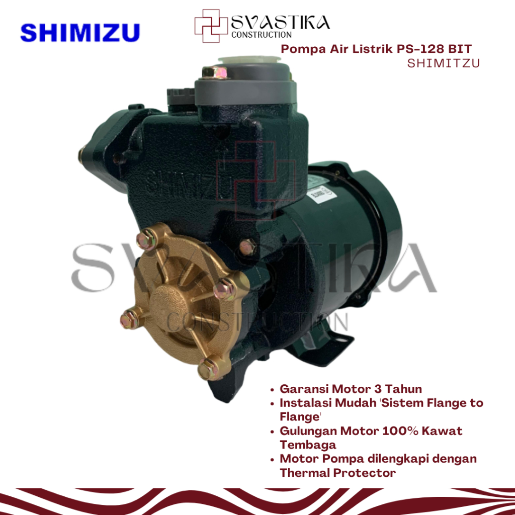 Jual Shimizu PS-128 BIT Pompa Air Listrik Sumur Dangkal Shimizu | Shopee Indonesia