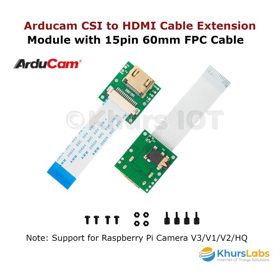 Jual Arducam CSI to HDMI Cable Extension Module with 15pin 60mm FPC ...