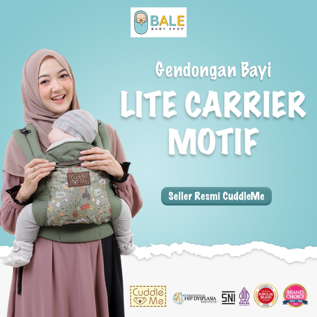 Jual Gendongan Bayi - Lite Carrier CUDDLEME Gendongan Paling Simpel ...