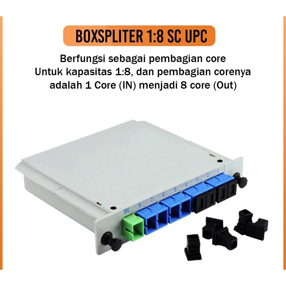 Jual Passive Splitter Box 1:8 SC UPC / PLC Box 1:8 SC UPC Fiber Optik ... Jual Passive Splitter Box 1:8 SC UPC / PLC Box 1:8 SC UPC Fiber Optik ...