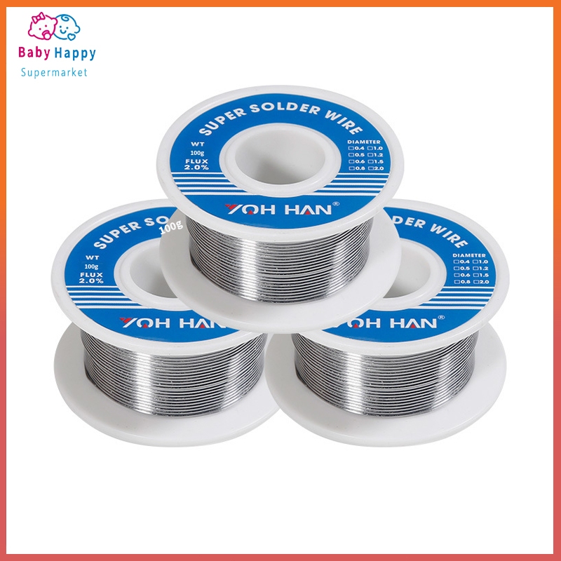 Jual KAWAT SOLDER SUPER Timah 0.8MM 100G panjang 10m Timah Roll Kecil 0 ...