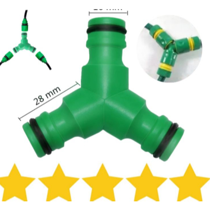 Jual SAMBUNGAN SELANG AIR 5/8 INCH CABANG 3 ARAH MODEL Y QUICK RELEASE ...