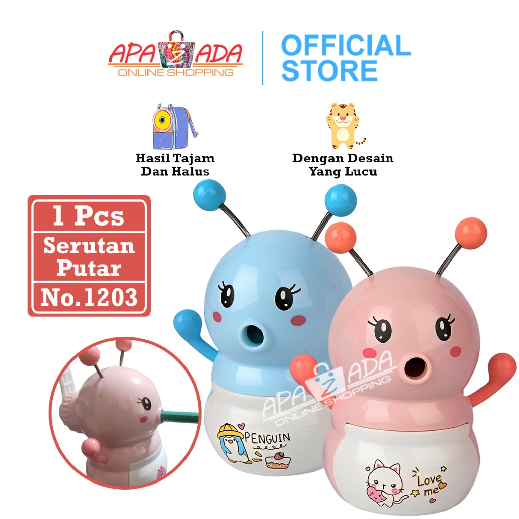 Jual Apazada - Serutan Pensil Meja Semut [1 Pcs] / Rautan Pengserut ...