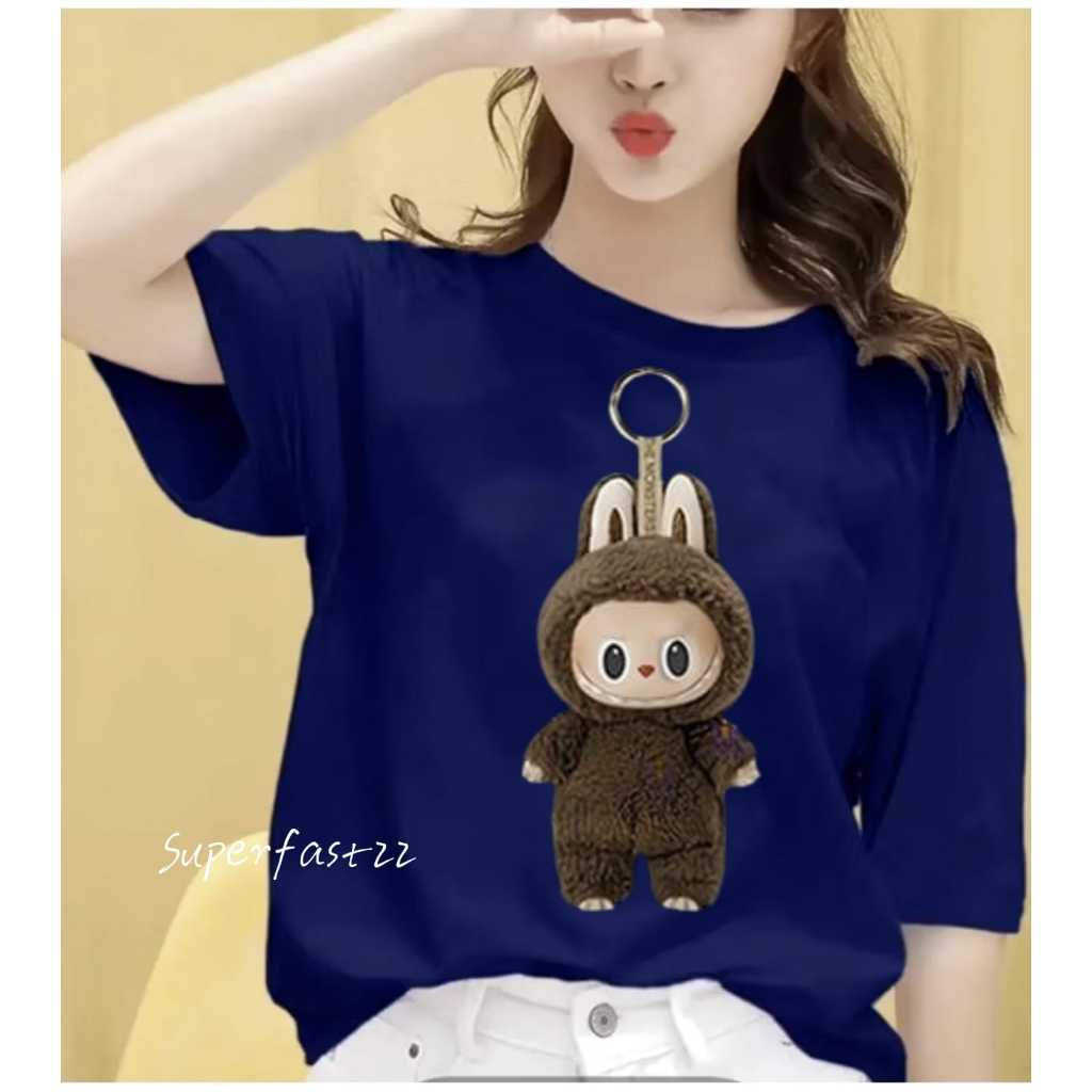 Jual KAOS MOTIF LABUBU/TERBARU/KAOS ONECK TERBARU/KAOS TRENDY/POLOS ...