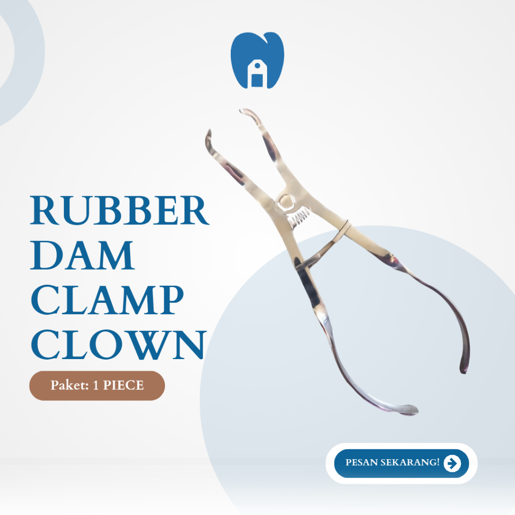 Jual Dental Rubber Dam Clamp Clown Crown-G Japanese Stainless Steel ...