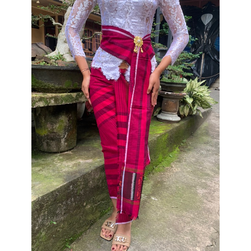 Jual kamen ndek dobol set slendang | Shopee Indonesia