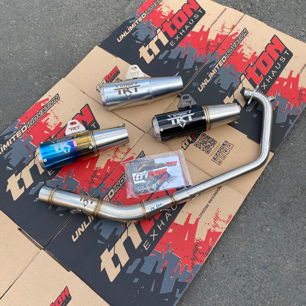 Jual knalpot cbr 150r r15 v3 r15v2 cb150r new gsx r 150 Triton type GT ...