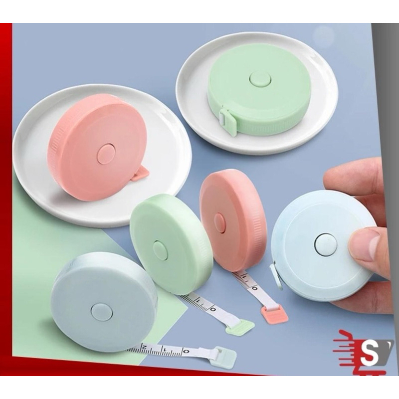 Jual Meteran Mini Bulat / Meteran Kain Mini / Meteran Gulung Bulat Roll ...