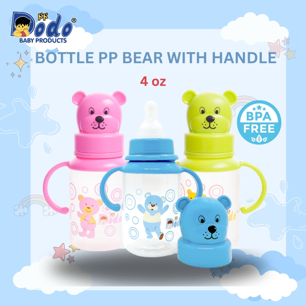 Jual BOTTLE PP BEAR With HANDLE 4OZ/BOTOL SUSU | Shopee Indonesia