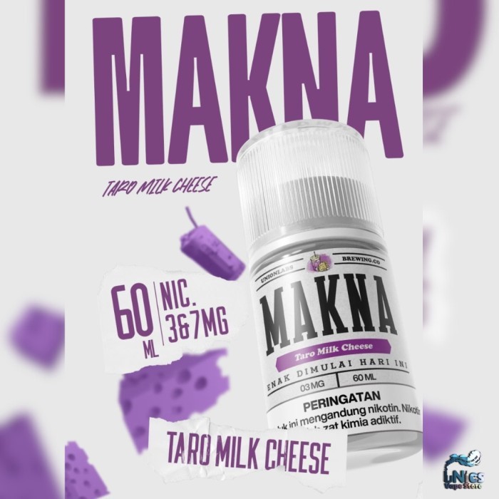 Jual MAKNA V2 Taro Milk Cheese 60ML by UNION LABS | Shopee Indonesia